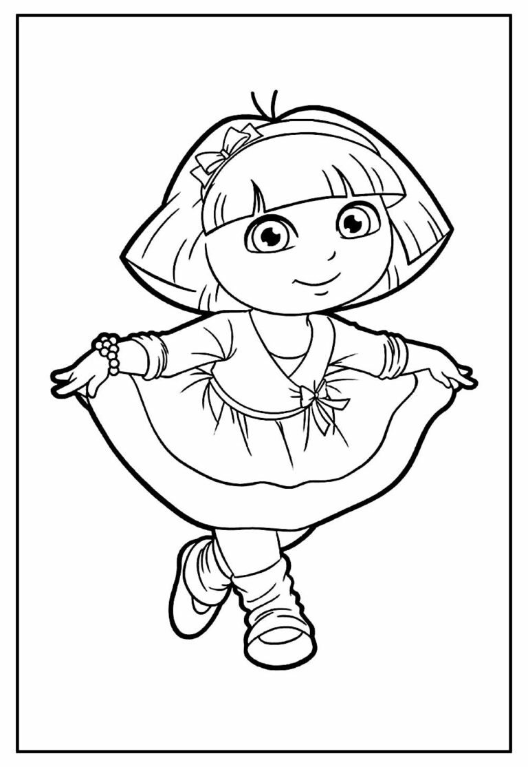 Desenhos da Dora Aventureira para imprimir - Pinte Online