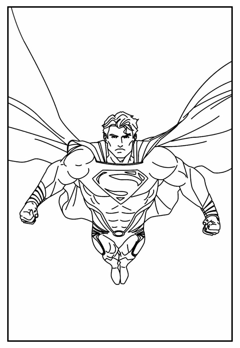 Desenhos do Super-Homem para imprimir e colorir - Pinte Online