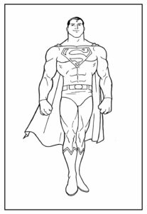 Desenhos do Super-Homem para imprimir e colorir - Pinte Online