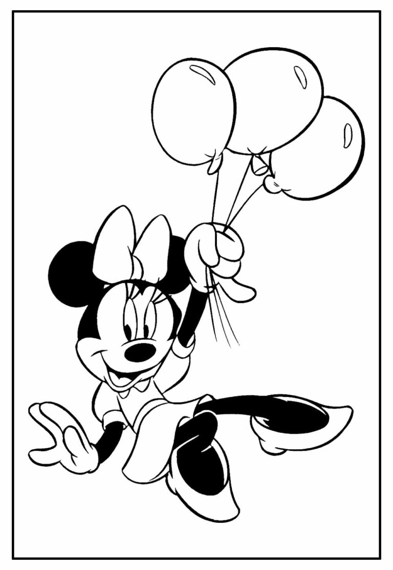 Desenhos da Minnie para imprimir e colorir - Pinte Online