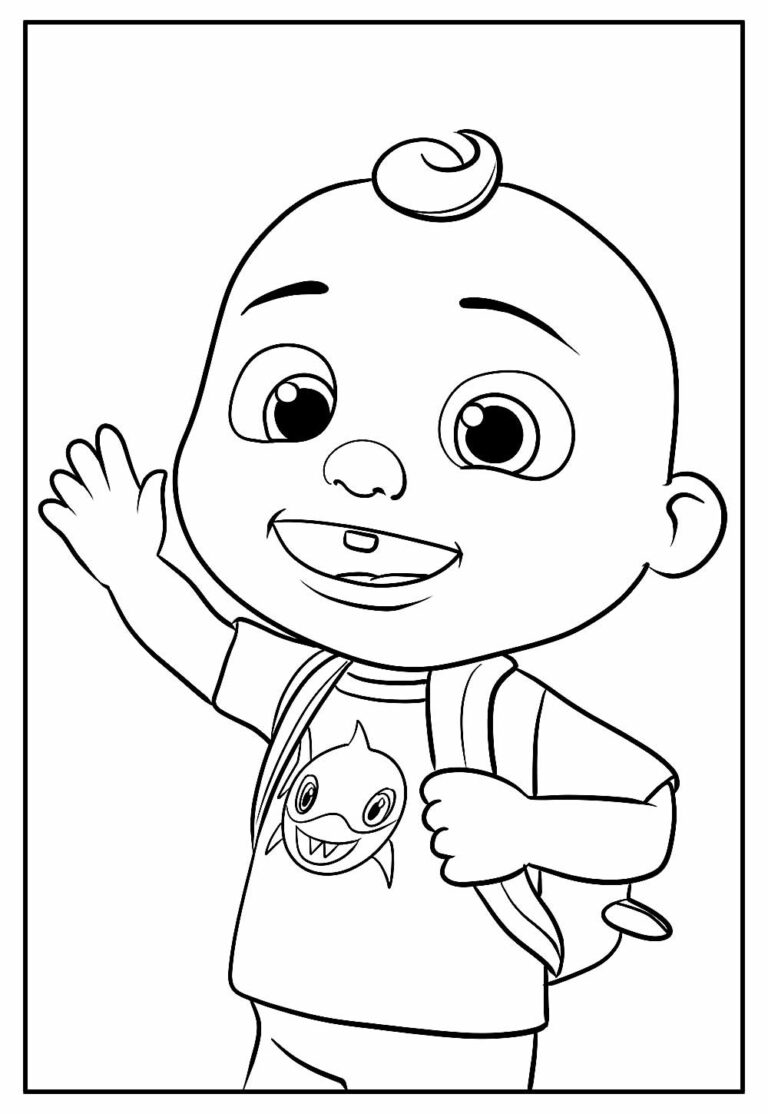 Desenhos do Cocomelon para imprimir e colorir - Pinte Online