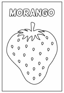 Desenhos de Morango para colorir - Pinte Online