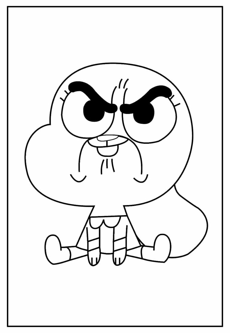 Desenhos do Incrível Mundo de Gumball para imprimir