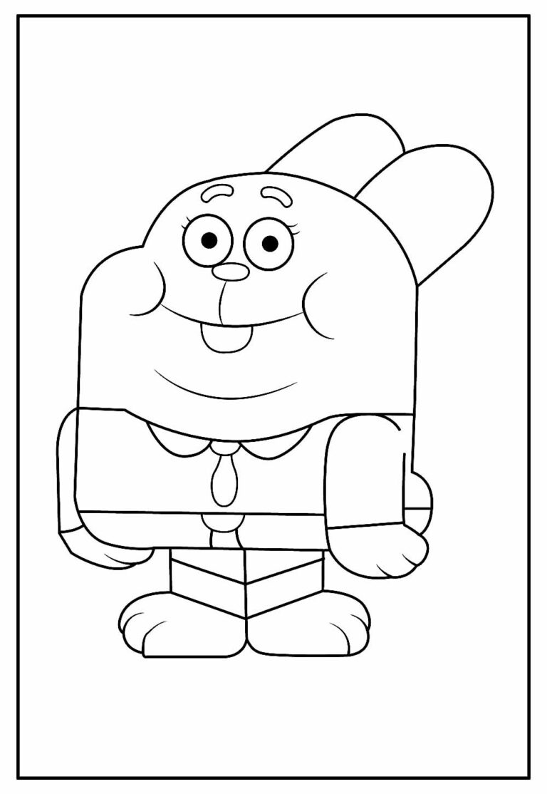 Desenhos do Incrível Mundo de Gumball para imprimir